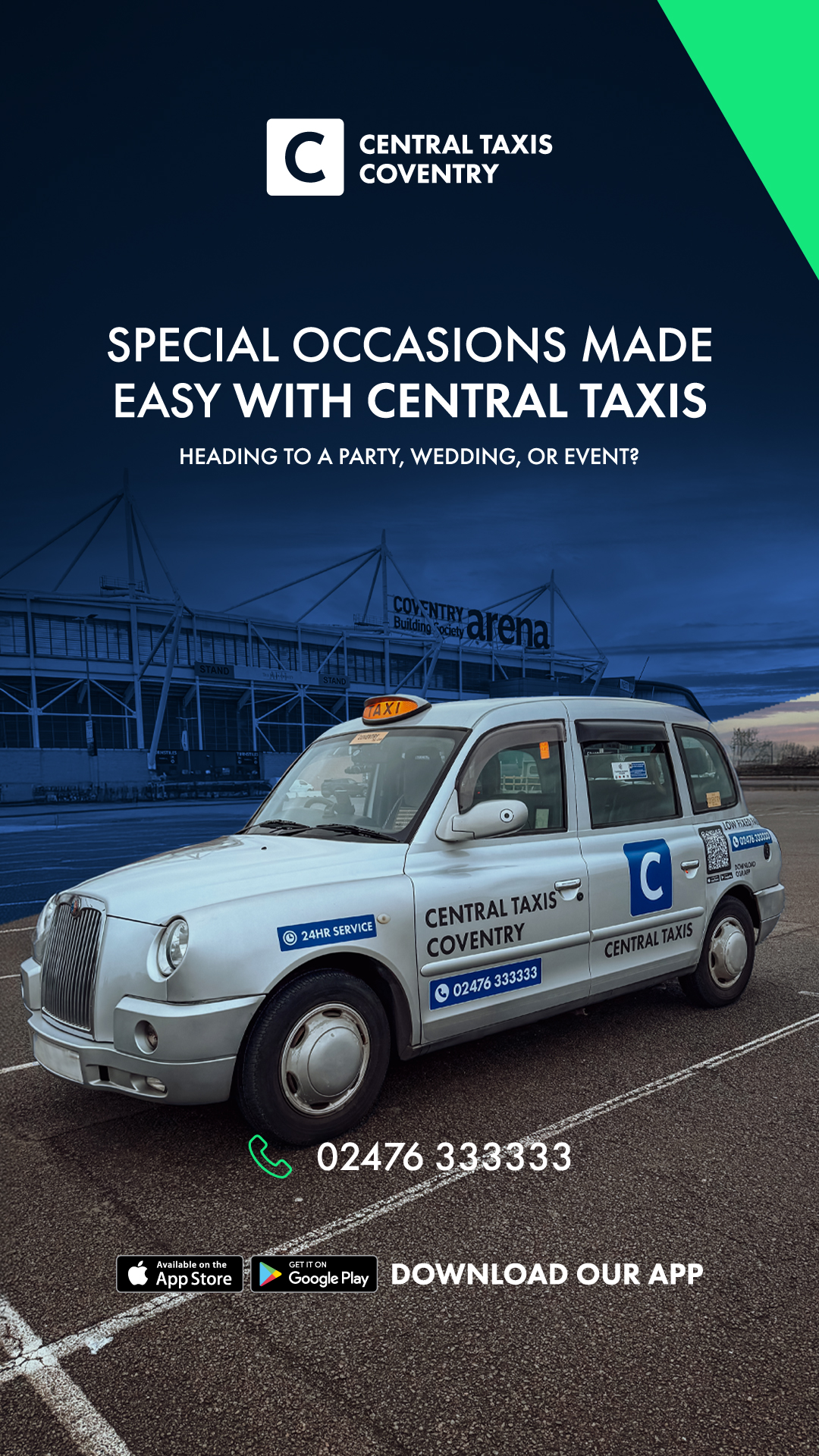 Get A Taxi Today - Central Taxis Coventry