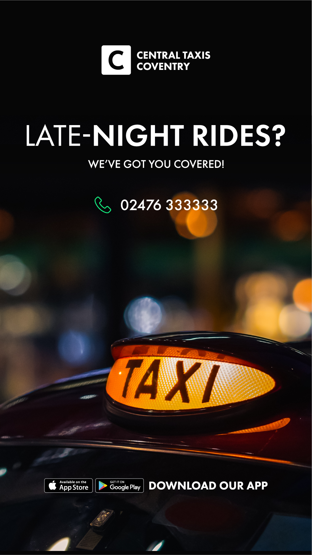 Get A Taxi Today - Central Taxis Coventry